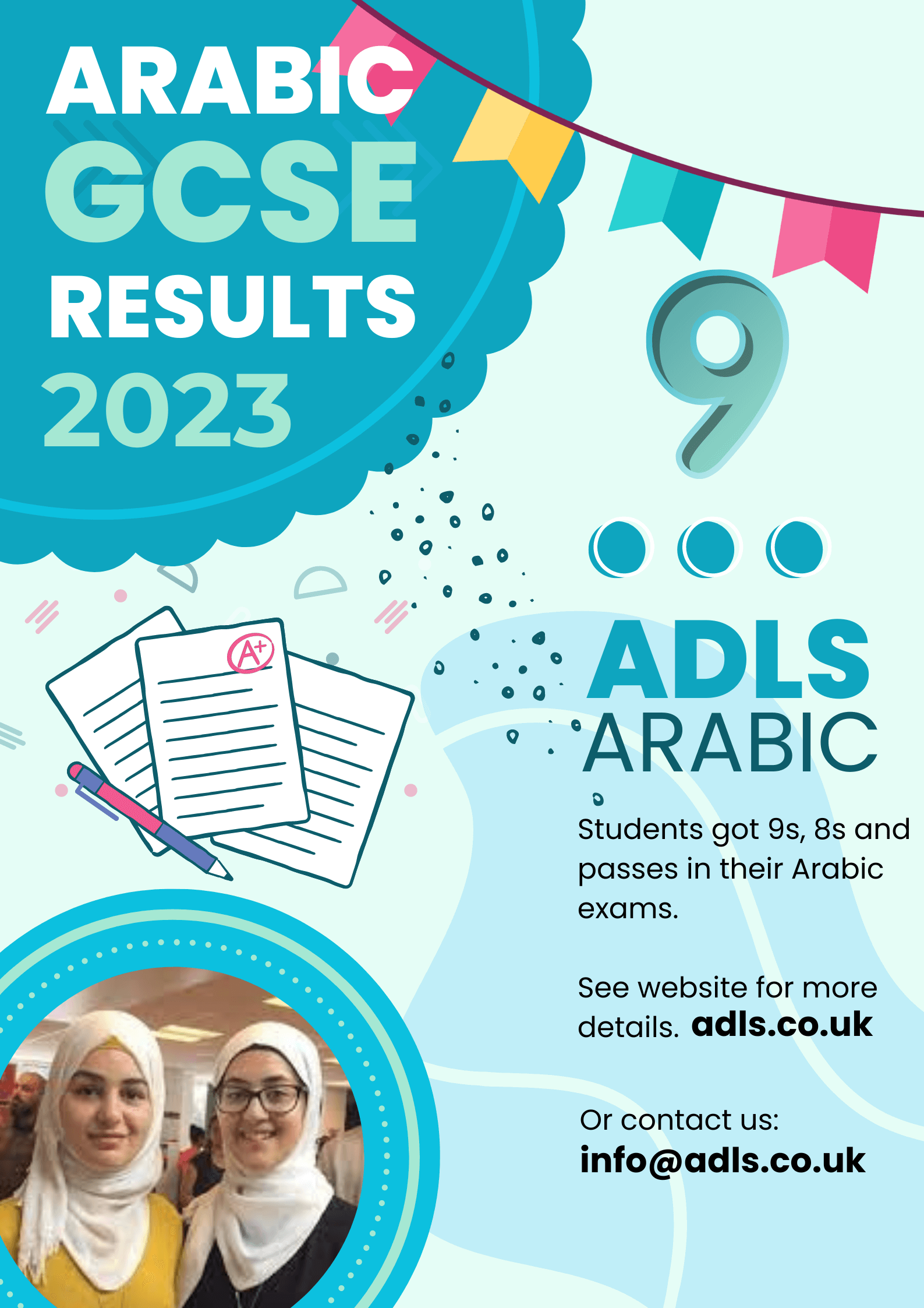 Arabic GCSE Results 2023 UK | ADLS Arabic